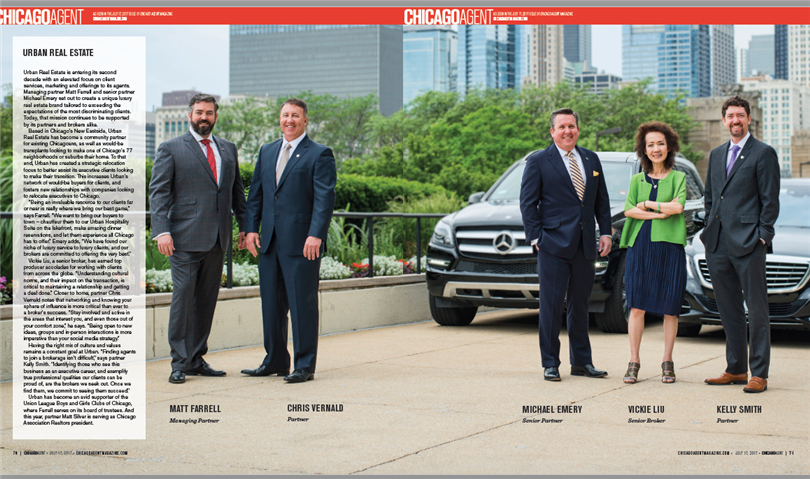 Trade Magazine Chicago Agent Includes Urban Real Estate in annual "Who ...